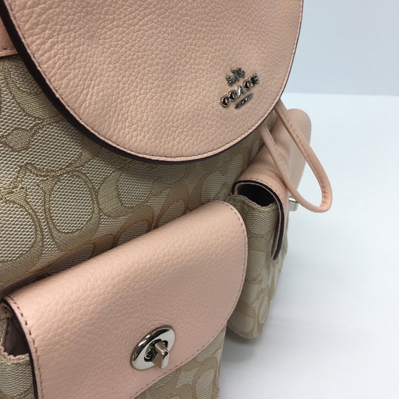 Coach | Bags | Coach F3275 Billie Backpack In Signature Jacquard | Poshmark